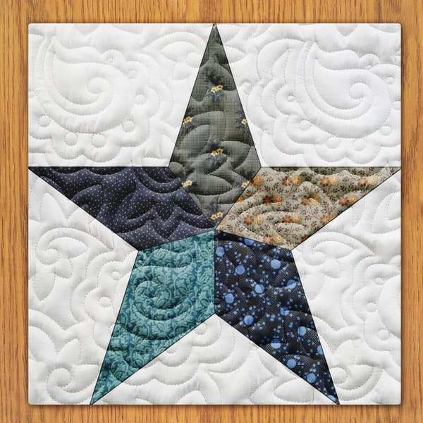 8 Point Star Quilt - Etsy