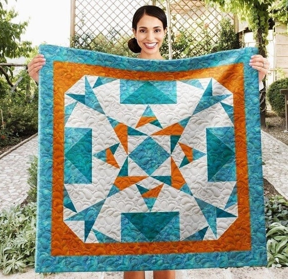 Crystal Mirrors Wall Quilt PDF Pattern With Video Tutorial | Etsy