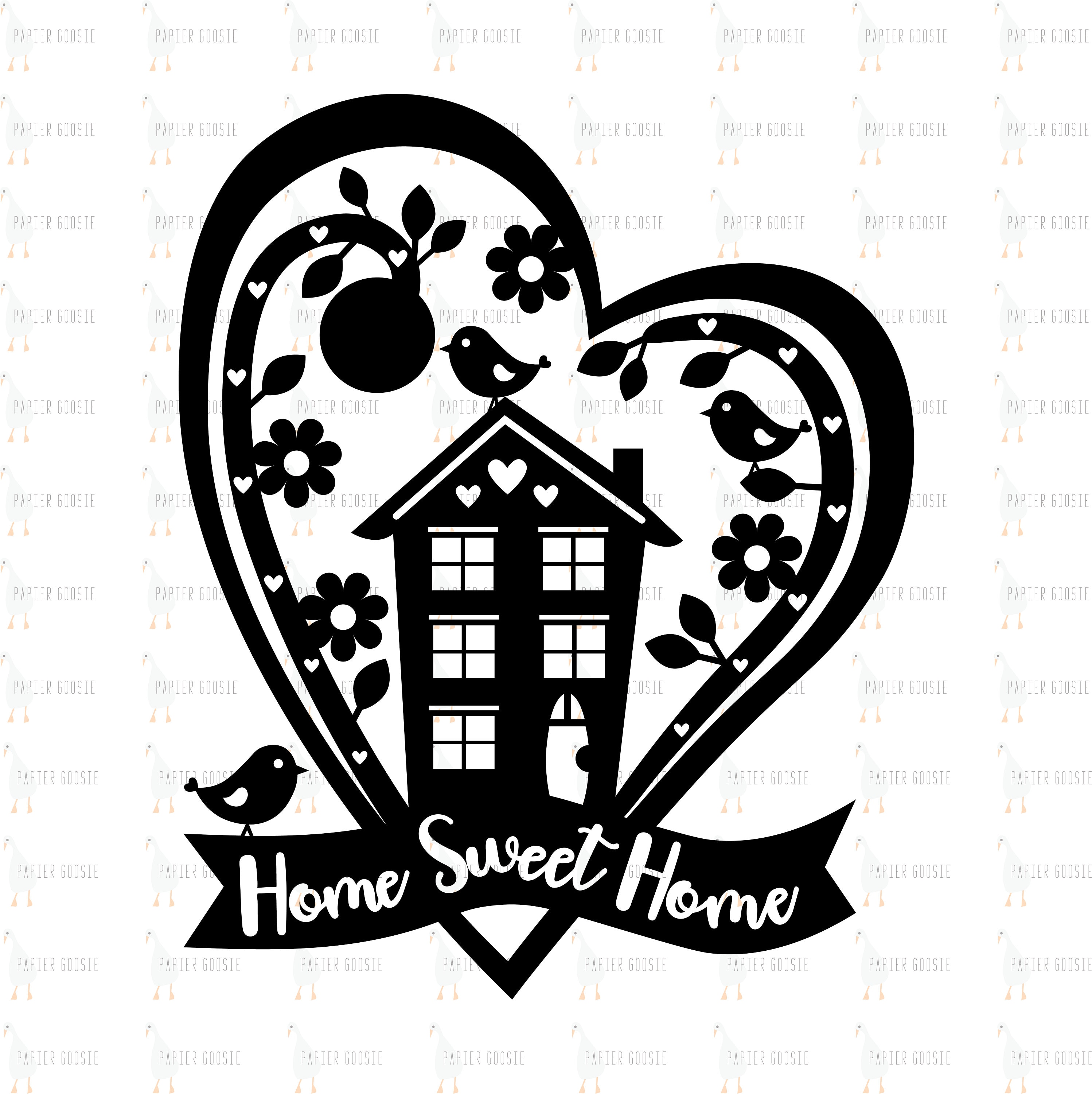 House SVG Home Sweet Home SVG Home Sweet Home Zentangle New | Etsy