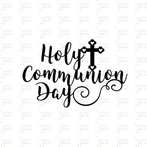 Holy Communion SVG, First Holy Communion, Holy Communion Cake Topper ...