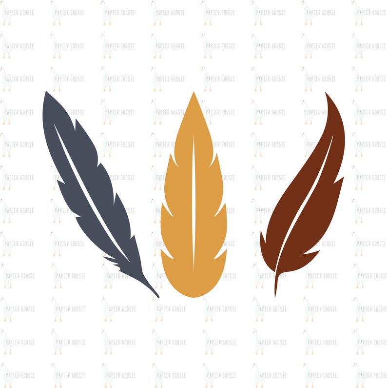 Plumas SVG Plumas hermosas Plumas cliparte Plumas Silueta - Etsy España