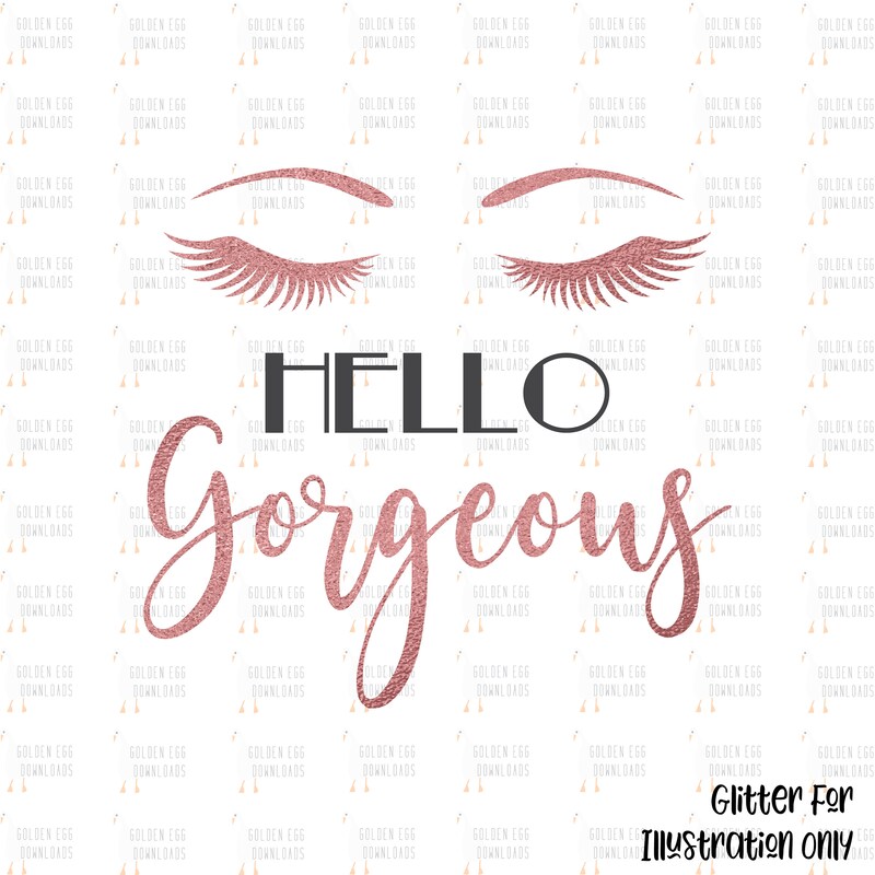 Hello Gorgeous Svg - Etsy