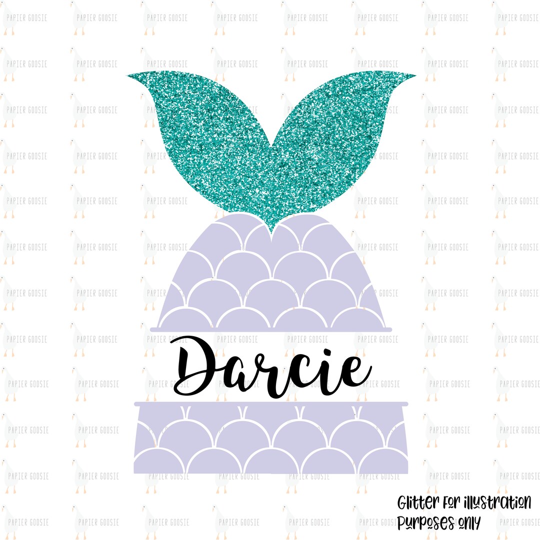 Mermaid Tail SVG, Mermaid Monogram, Mermaid Tail, SVG, Cute Mermaid ...