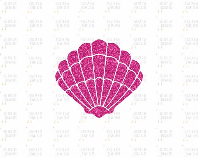 Mermaid Shell SVG, Seashell SVG, Shell SVG, Shell Cut File, Mermaid ...