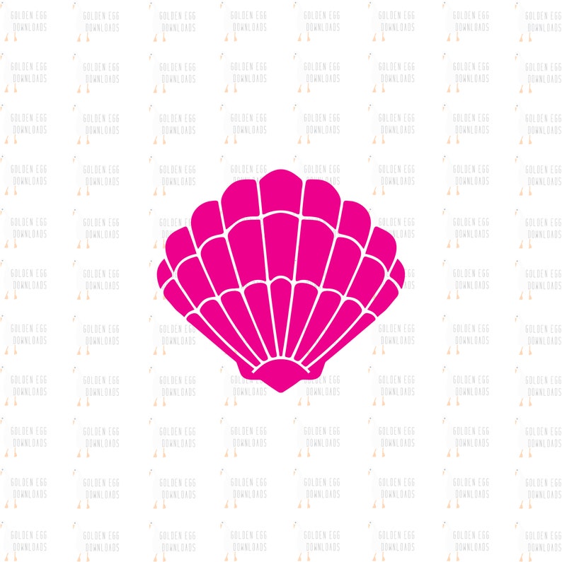 Mermaid Shell SVG Seashell SVG Shell SVG Shell Cut File - Etsy