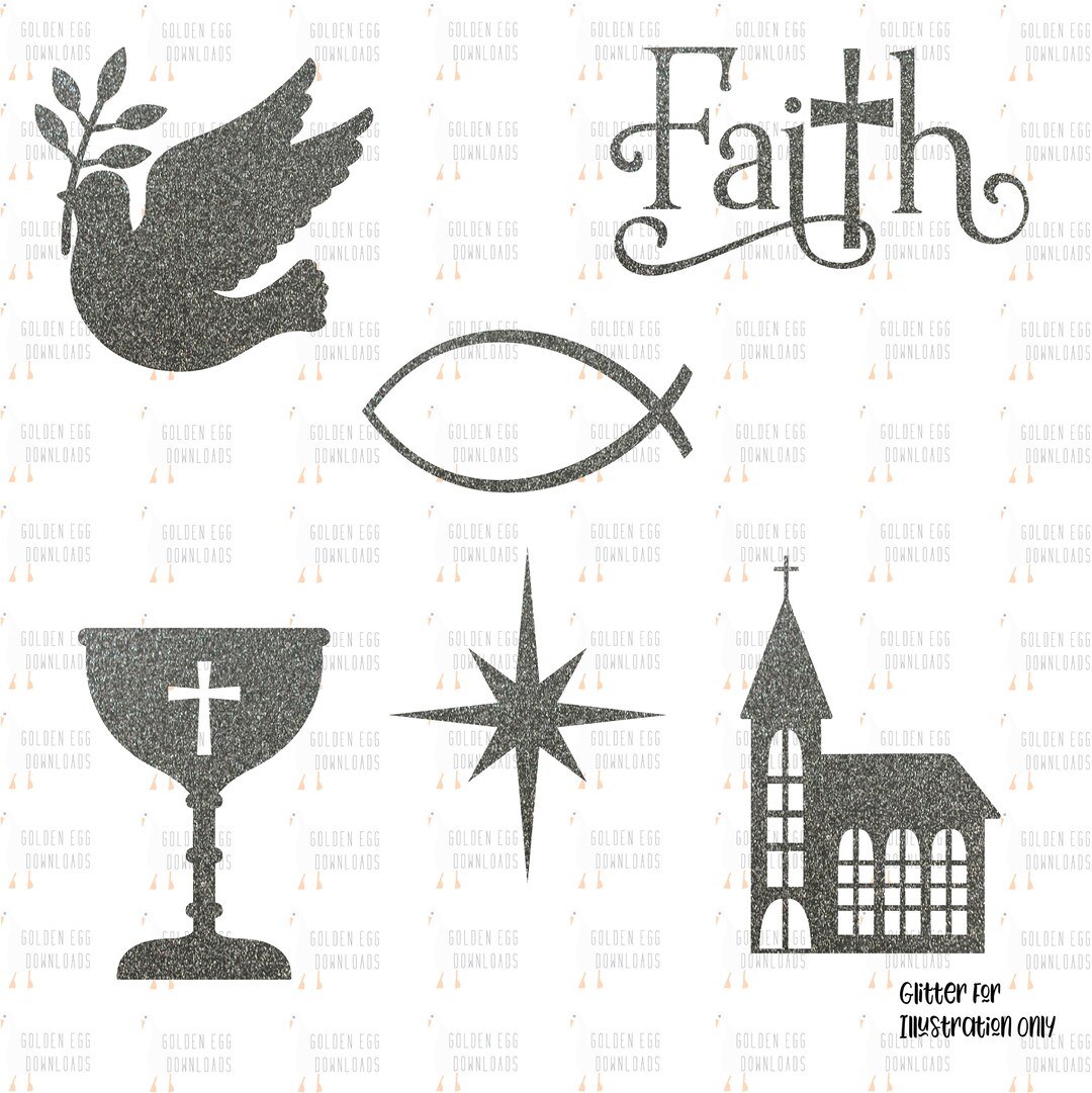 Catholic SVG Bundle, Christian SVG Bundle, Christian Symbols, Catholic ...