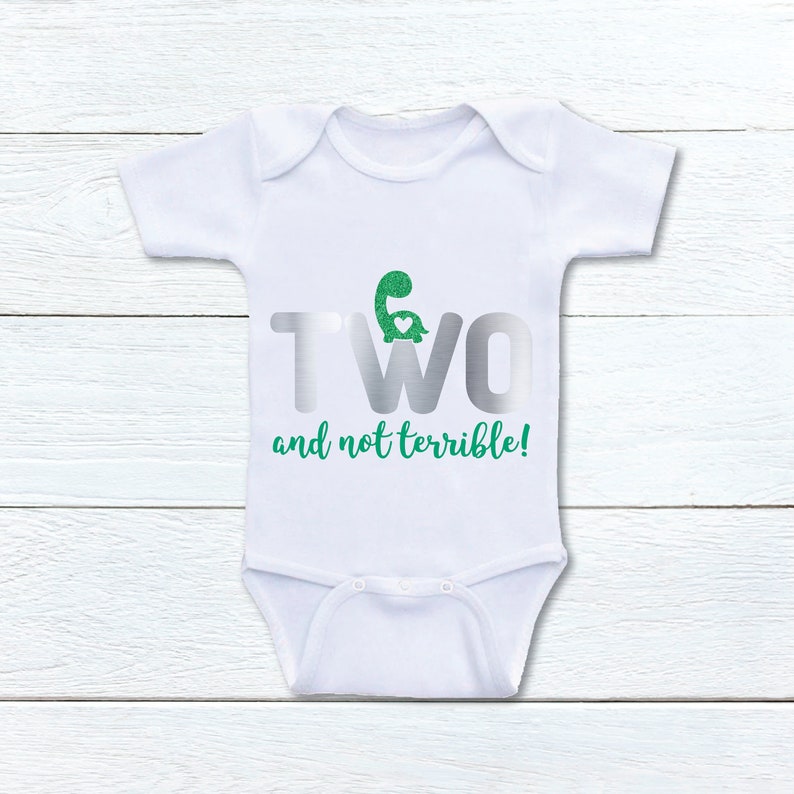Two SVG Second Birthday SVG 2nd Birthday Boy SVG Terrible - Etsy