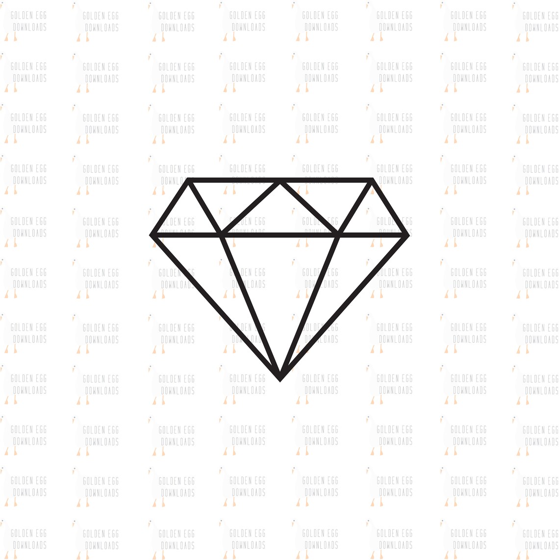 Diamond SVG Wedding SVG Diamond Ring SVG Instant Download - Etsy