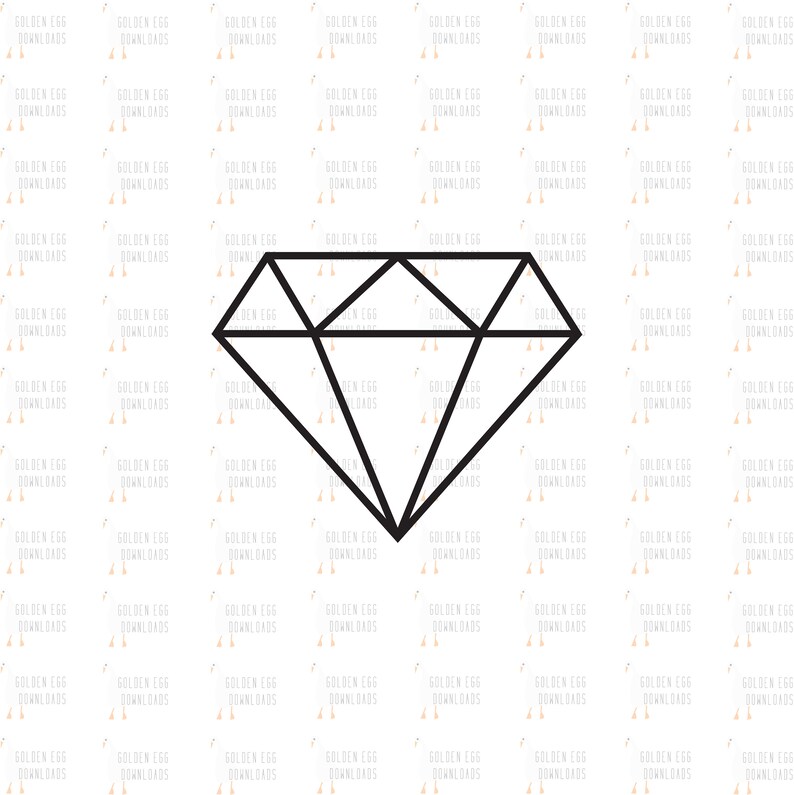 Diamond SVG Wedding SVG Diamond Ring SVG Instant Download - Etsy