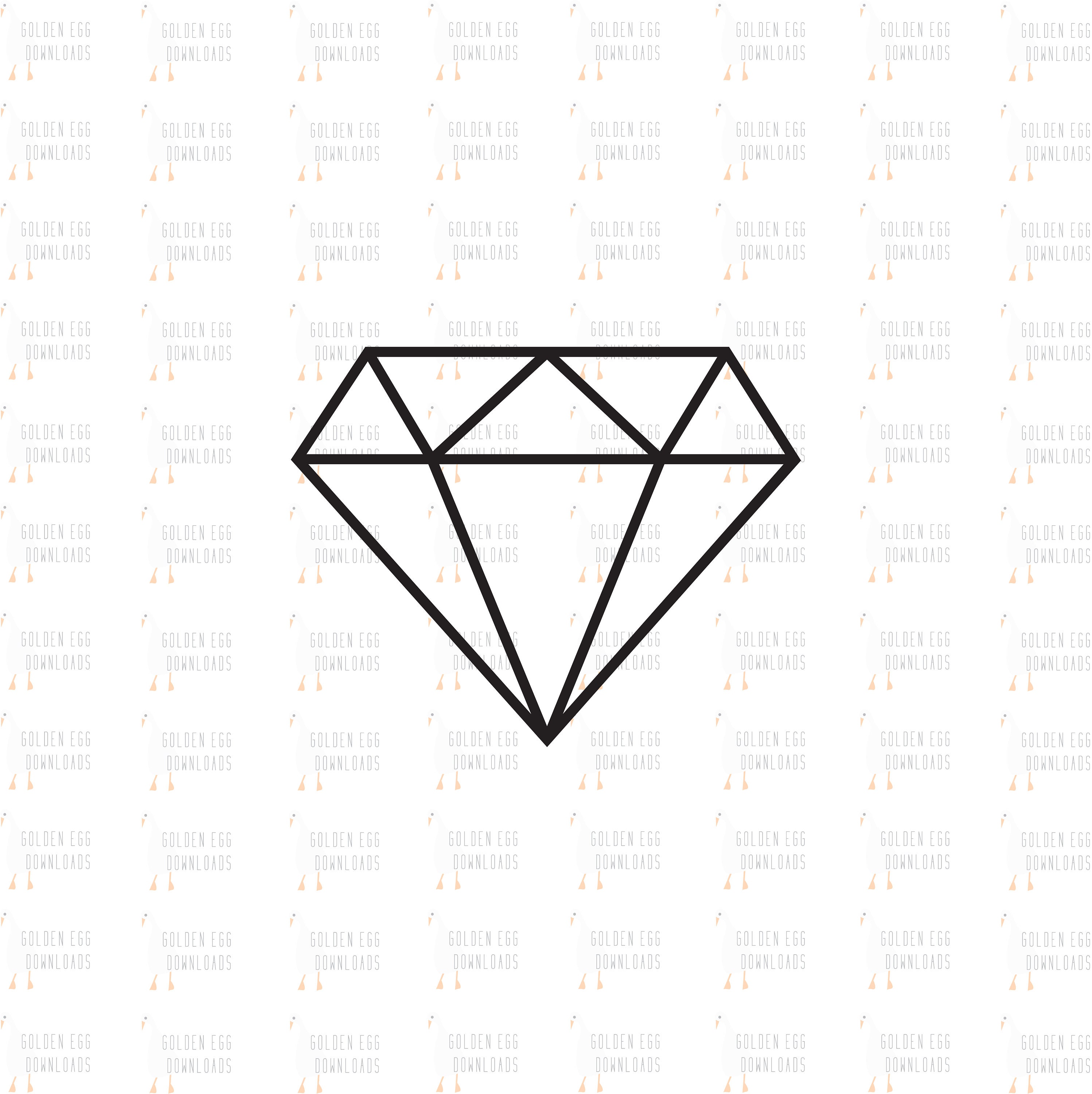 Diamond SVG Wedding SVG Diamond Ring SVG Instant Download - Etsy