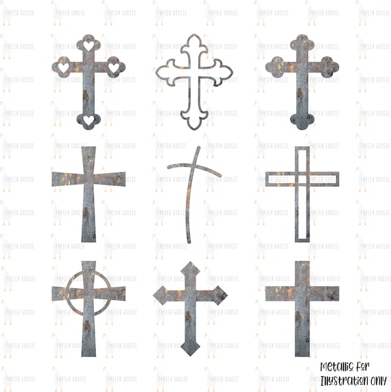 Cross Bundle SVG Easter Cross SVG Beautiful Cross SVG - Etsy