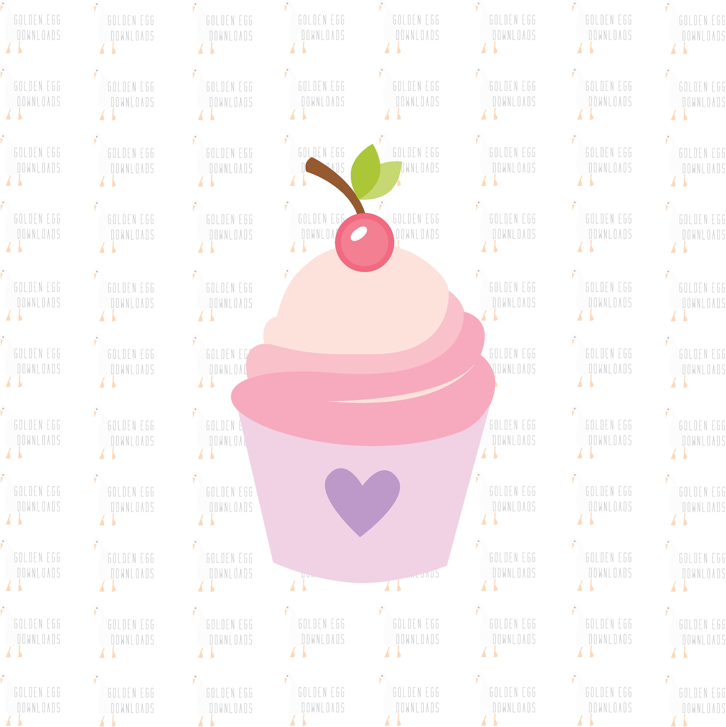 Cute Cupcake SVG Birthday Cupcake Instant Download Cut - Etsy