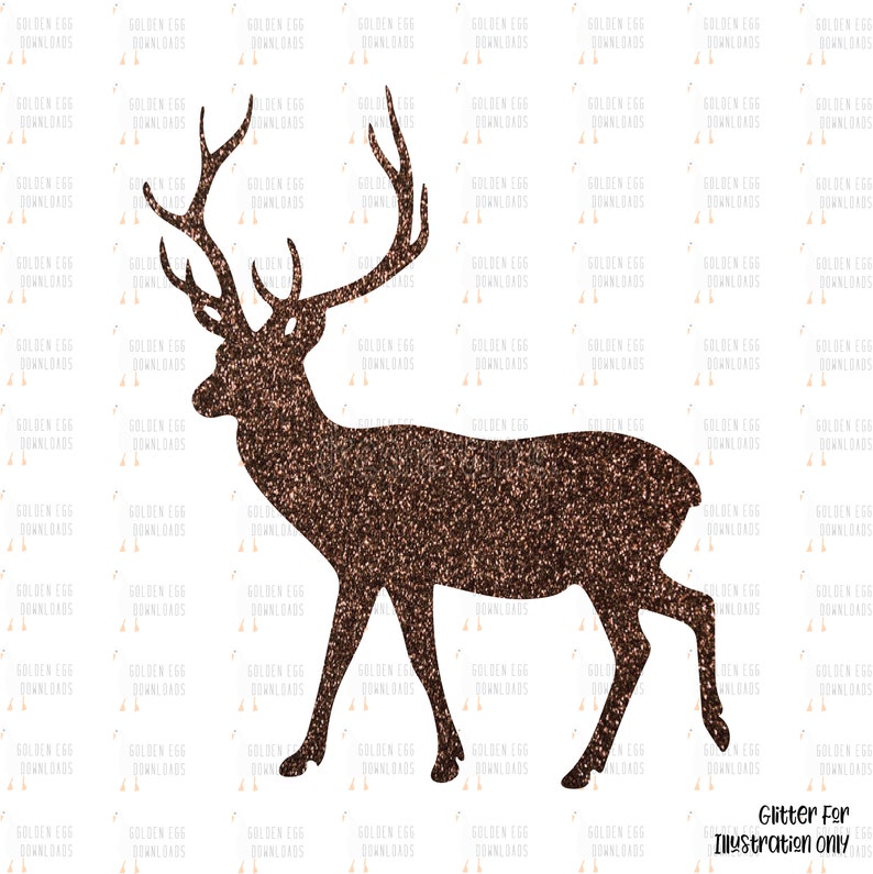 Stag SVG Stag Silhouette SVG Beautiful Stag SVG Christmas | Etsy