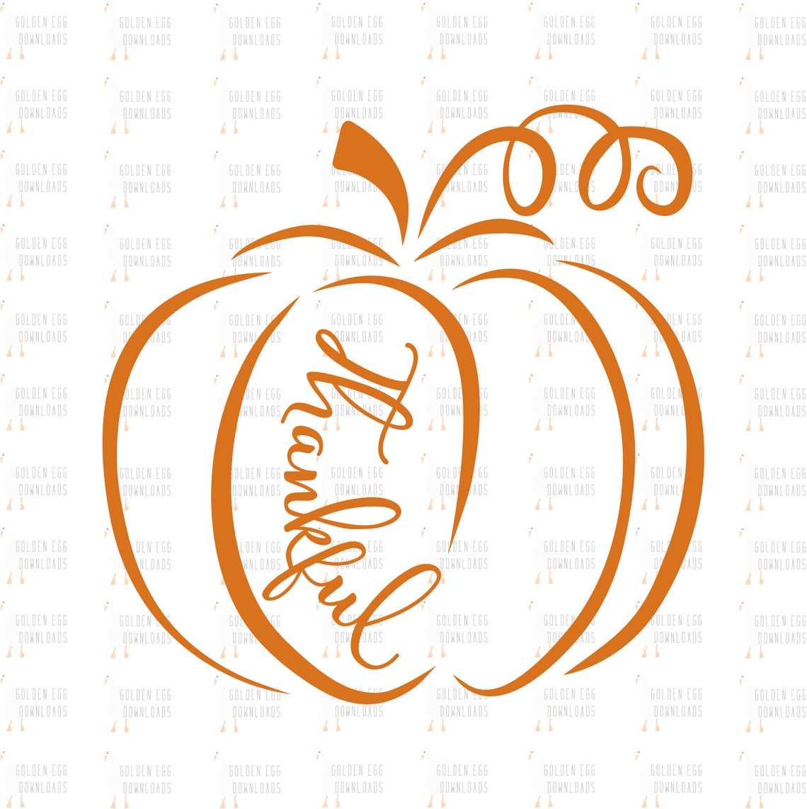 Thankful Pumpkin SVG Thanksgiving SVG Thankful Thanksgiving - Etsy