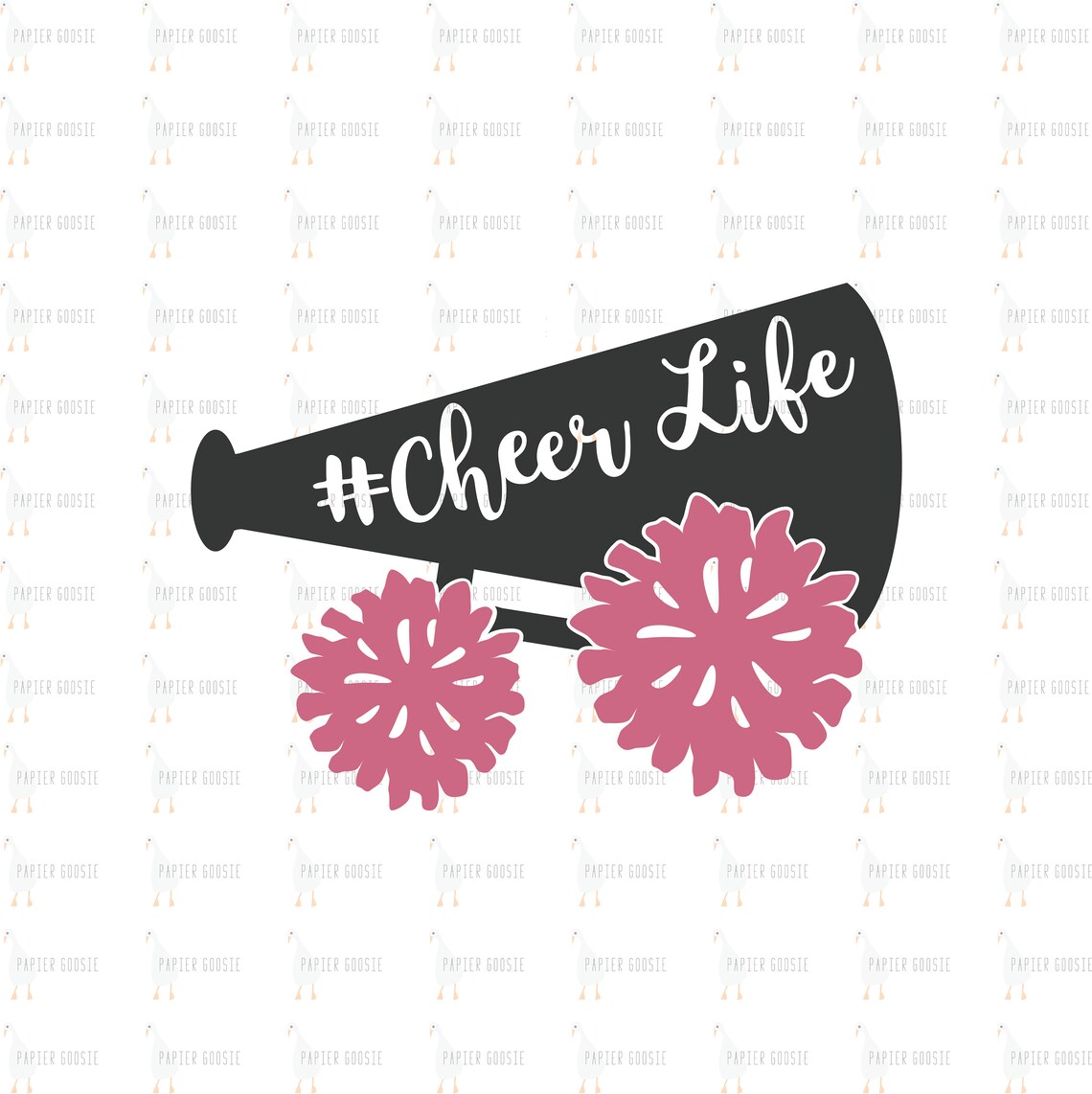Cheerleader SVG Cheer SVG Hashtag Cheer Life SVG Cheer Life - Etsy