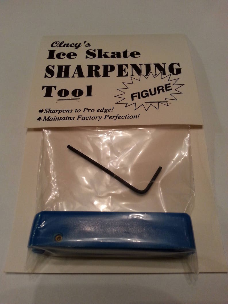 Ice Skate Sharpener for Figure Skates - Hand Held, Carbide Cutting Edge ...