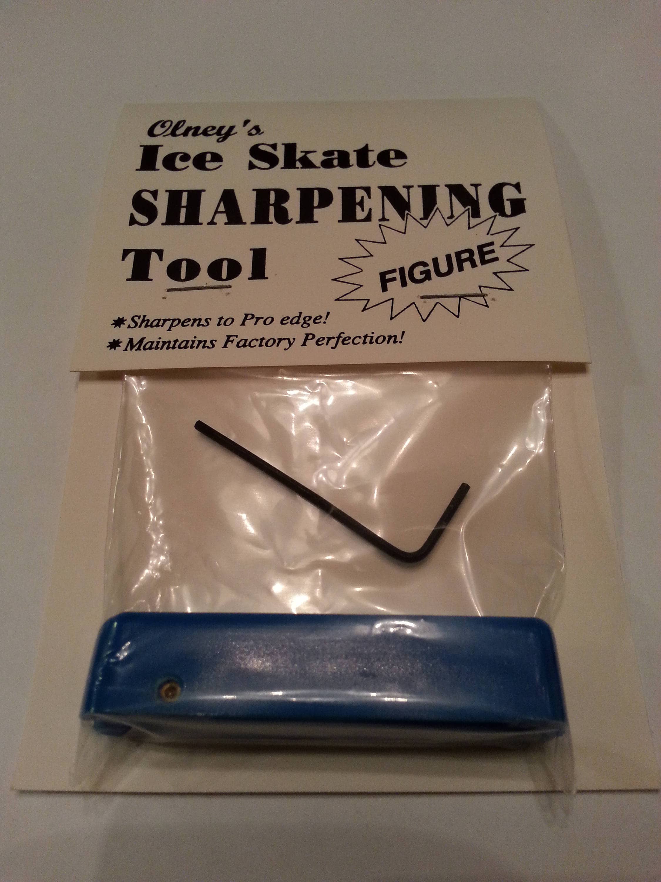 Ice Skate Sharpener for Figure Skates - Hand Held, Carbide Cutting Edge ...