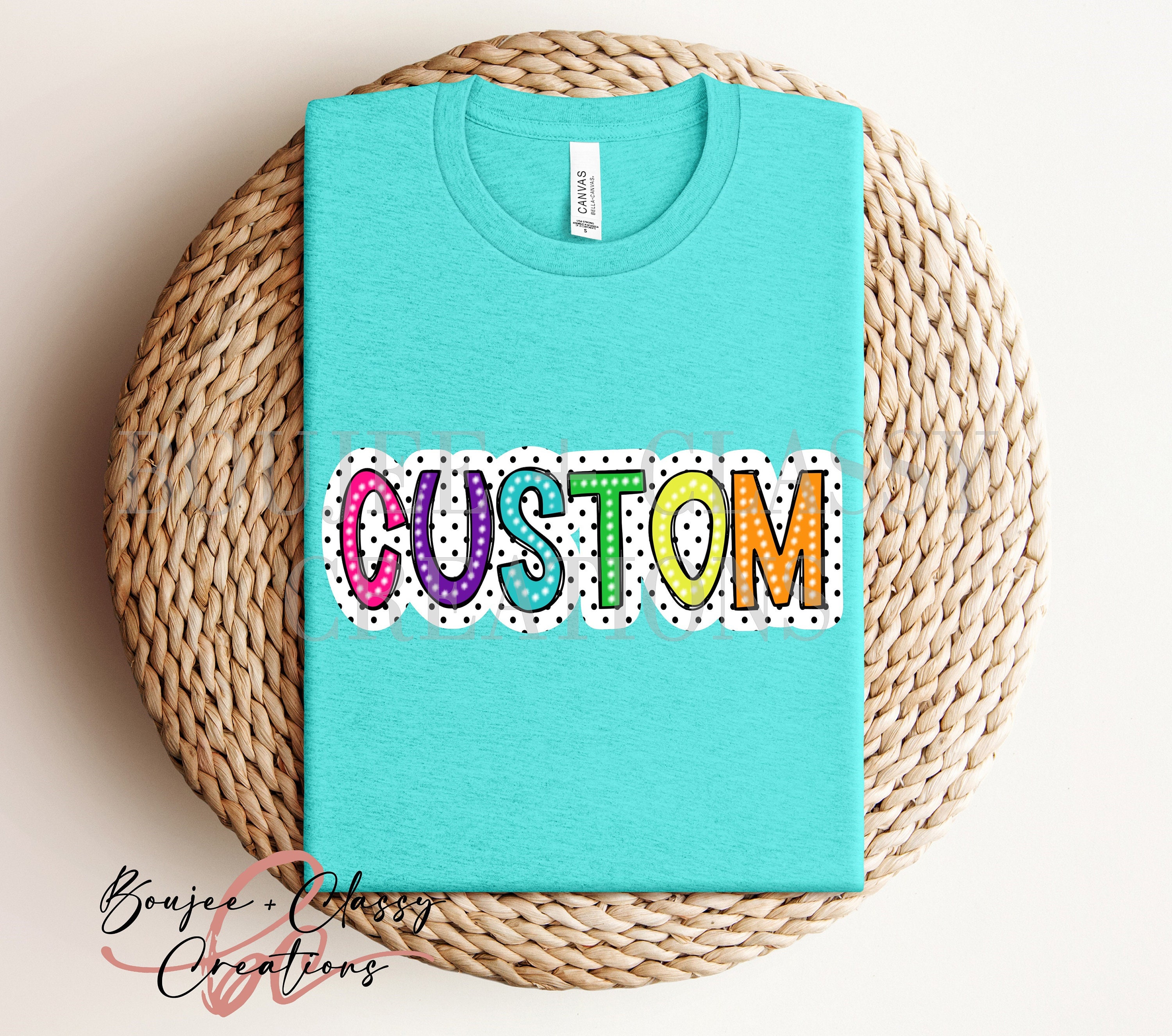 CUSTOM Doodle Dots PNG File Sublimation Digital Download - Etsy
