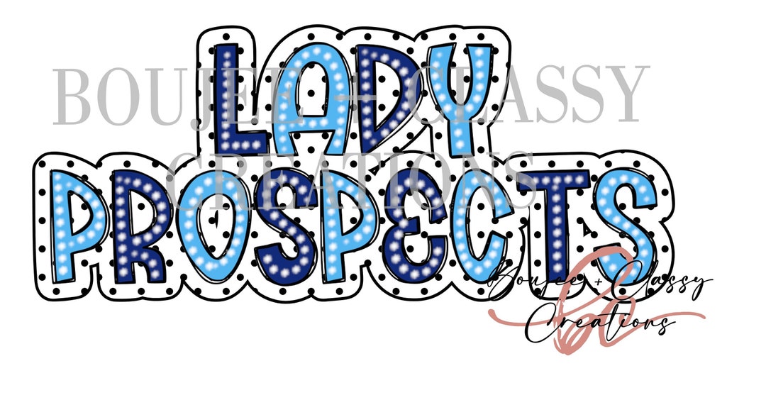 Lady Prospects Doodle Dots - PNG File; Sublimation; Digital Download - Etsy