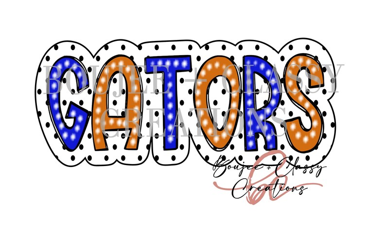 Gators Doodle Dots - PNG File; Sublimation; Digital Download - Etsy