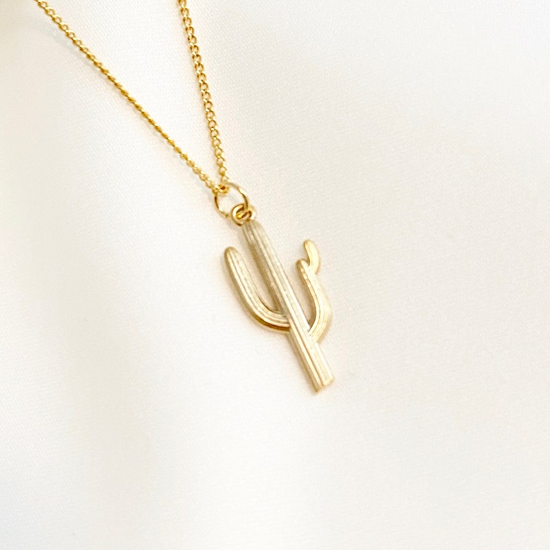 Cactus Necklace - Etsy