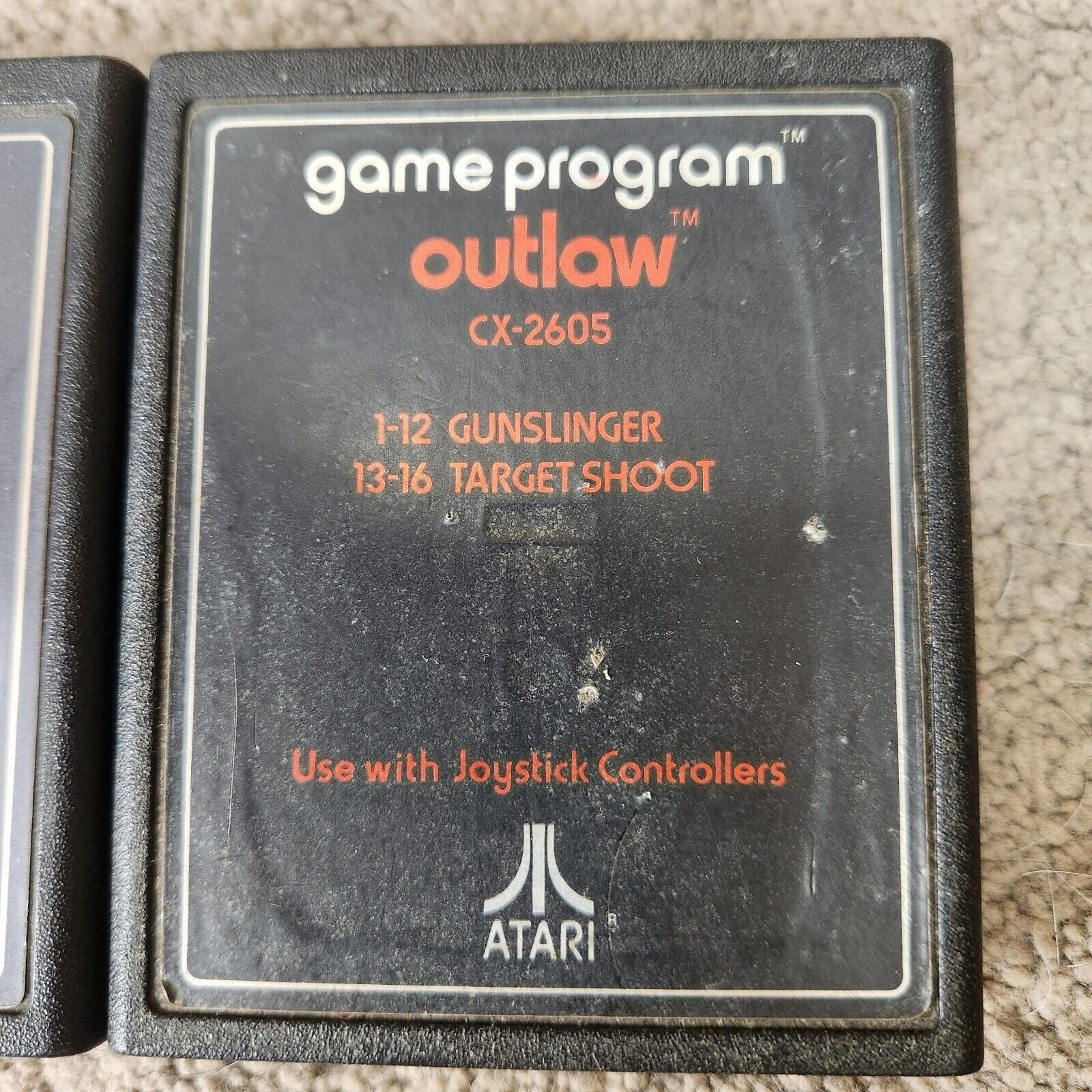 1979-80 Atari 2600 Lot of 2 Game Program Games Maze Craze & Outlaw - Etsy