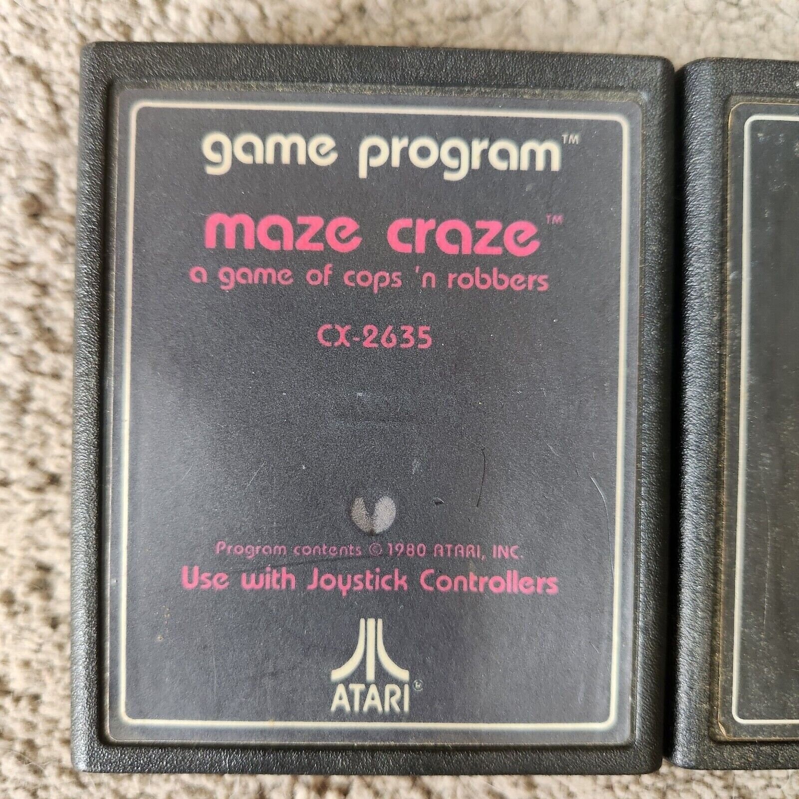 1979-80 Atari 2600 Lot of 2 Game Program Games Maze Craze & Outlaw - Etsy
