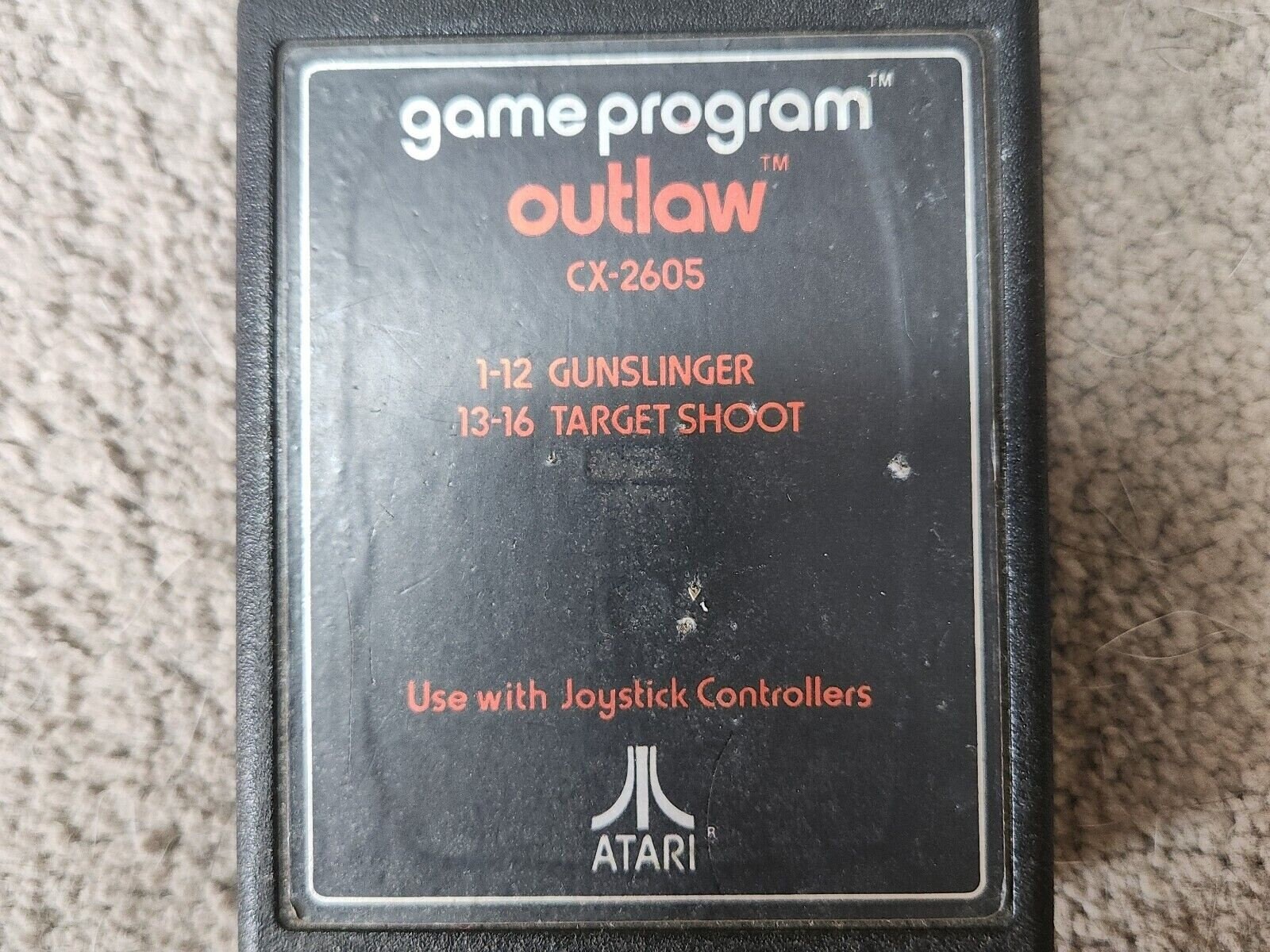 1979-80 Atari 2600 Lot of 2 Game Program Games Maze Craze & Outlaw - Etsy