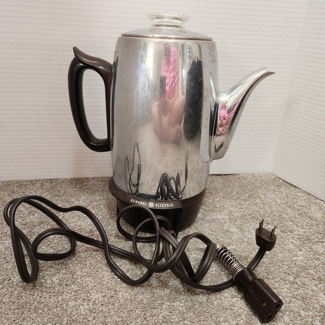General Electric 15P31 Vintage GE P31 Percolator Coffee Maker Pot 9 ...
