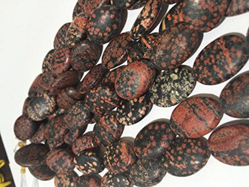 Red Snow Flake Jasper - Etsy