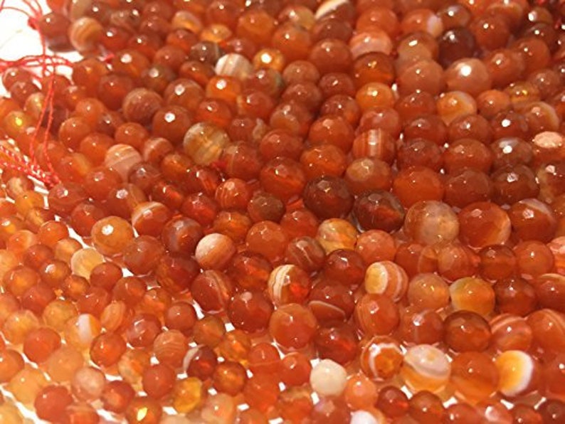 Natural Carnelian- Multi Color (from Africa) 14mm, 12mm, 10mm, 8mm, 6mm ...
