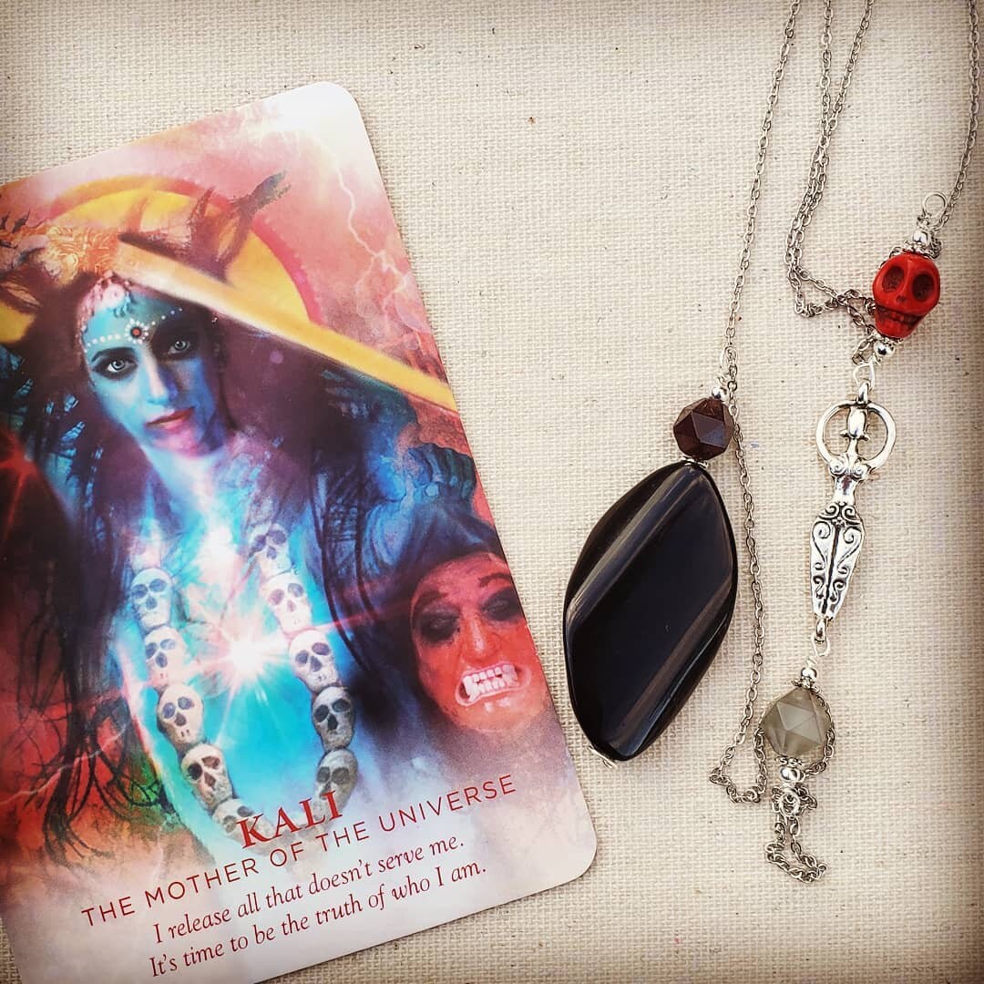 Kali Necklace - Kali Ma Necklace - Kali Ma Prayer Necklace - Kali Ma ...