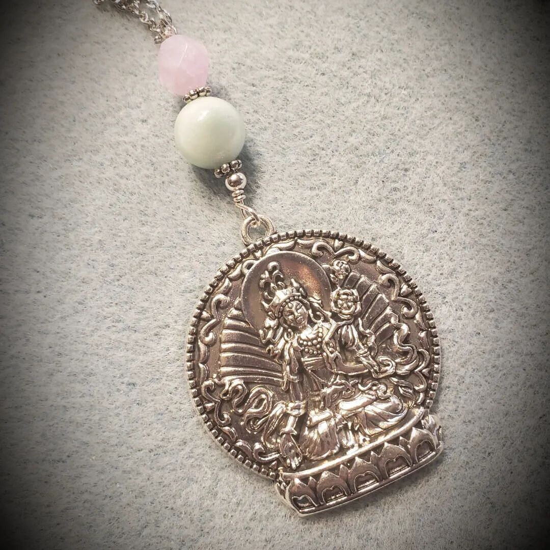 Goddess Tara Necklace - Goddess of Mercy - Bodhisattva Goddess Tara ...