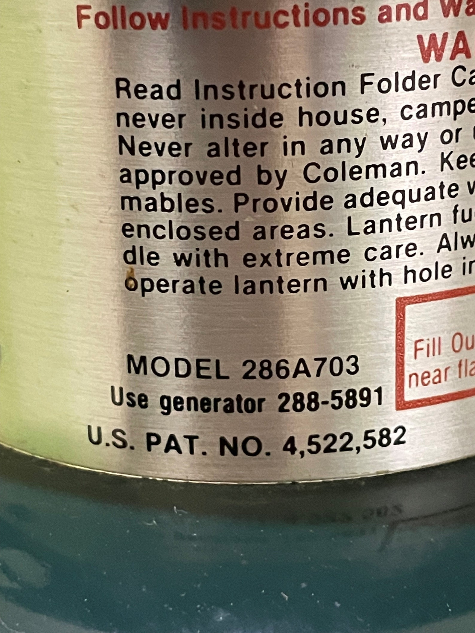 Coleman Lantern 286A - Etsy