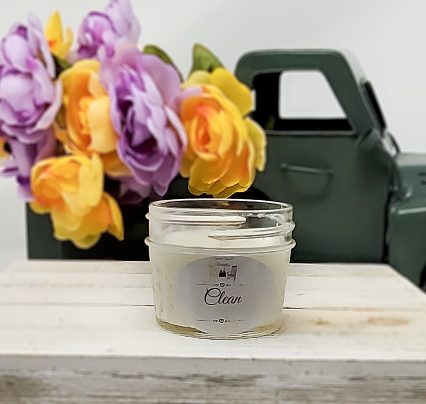 Clean Scented Soy Candles, Natural Candles, Soy Wax, 4 Oz, Scented Wax ...