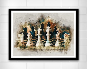 Chess Wall Decor | Etsy