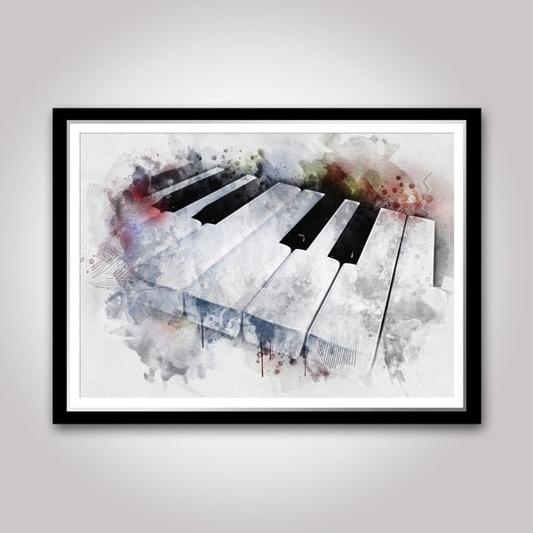 Piano Key Art - Etsy