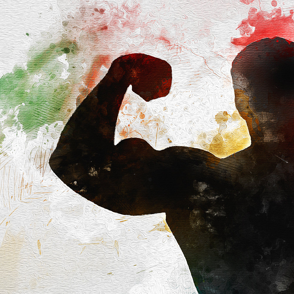 Body builder Watercolor wall art poster Bodybuilding print | Etsy
