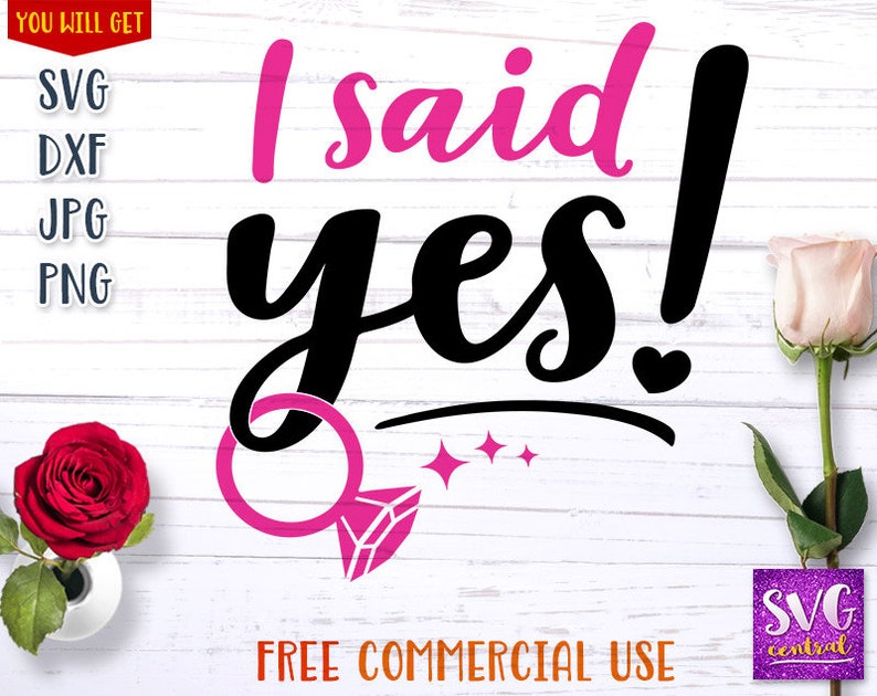 I Said Yes Bridal Party Hen Party Svg T Shirt T Shirt Etsy
