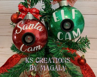Elf Cam Ornament Elf Camera Elf Spy Cam Christmas Ornament Ornament for ...