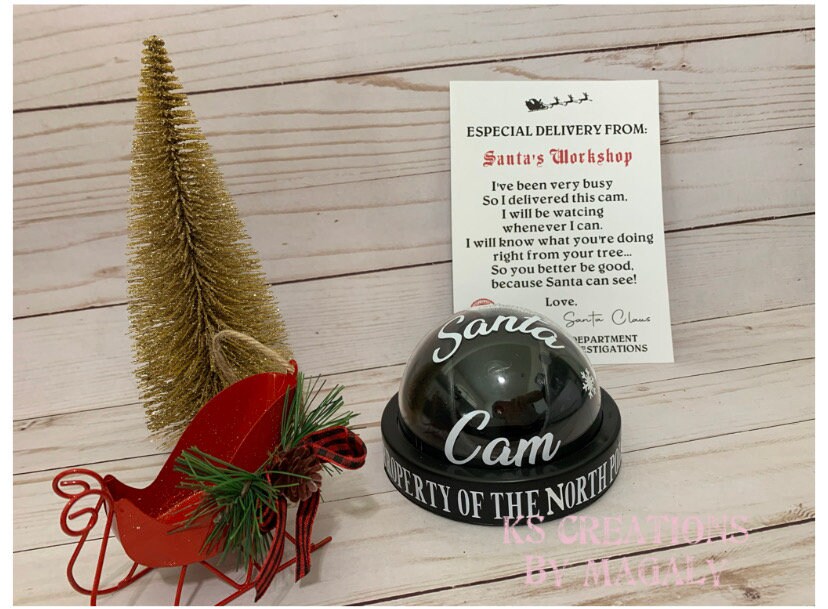 Santa or Elf Cam With Letter From Santa Pretend/fake Cam Personalized ...