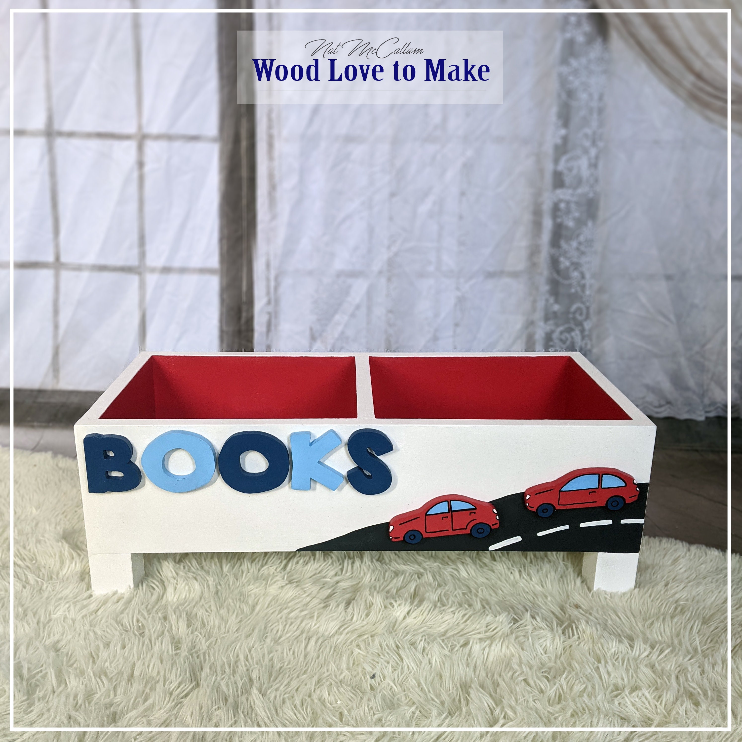 Extra Large Train Book Bin Book Case Personalised Book - Etsy UK