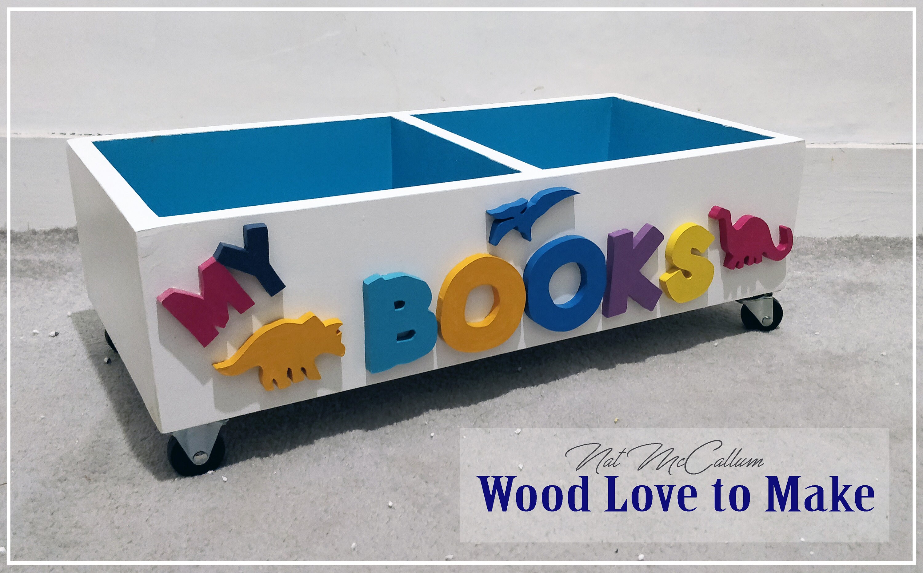 Animal Book Bin - Safari Book Storage - Jungle Book Shelf- Children's ...