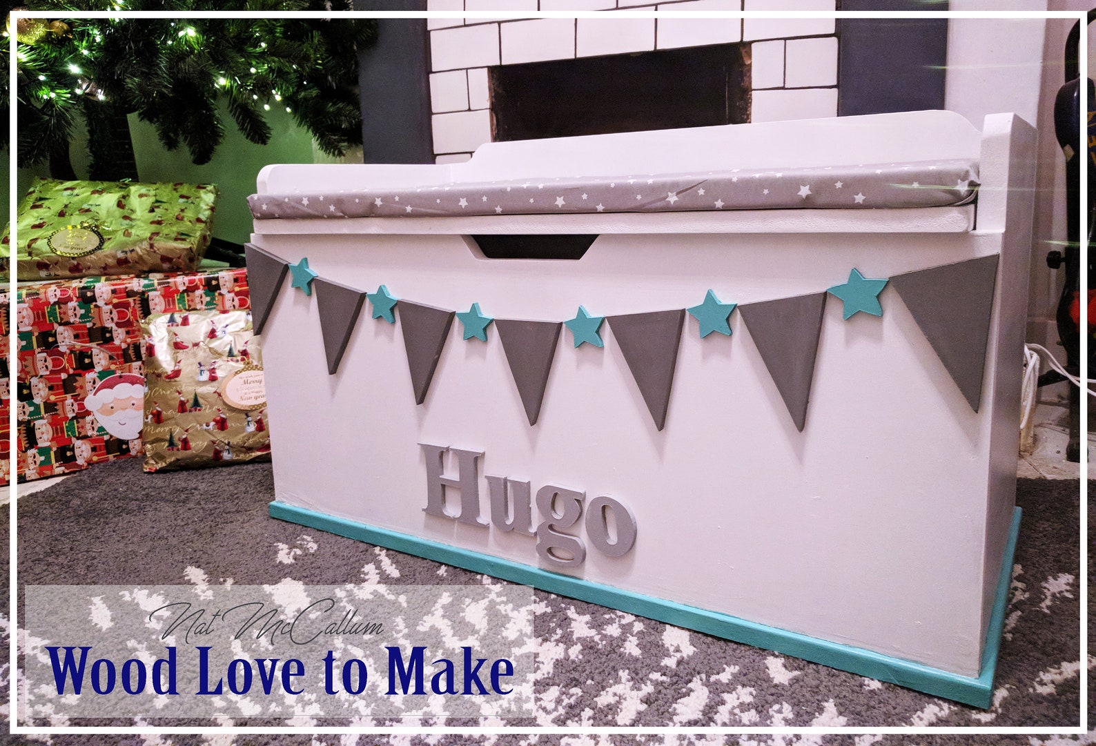 XL Personalised Wooden Toy Box Large Seated Toy Chest Pink | Etsy UK