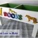 Animal Book Bin - Safari Book Storage - Jungle Book Shelf- Children's ...