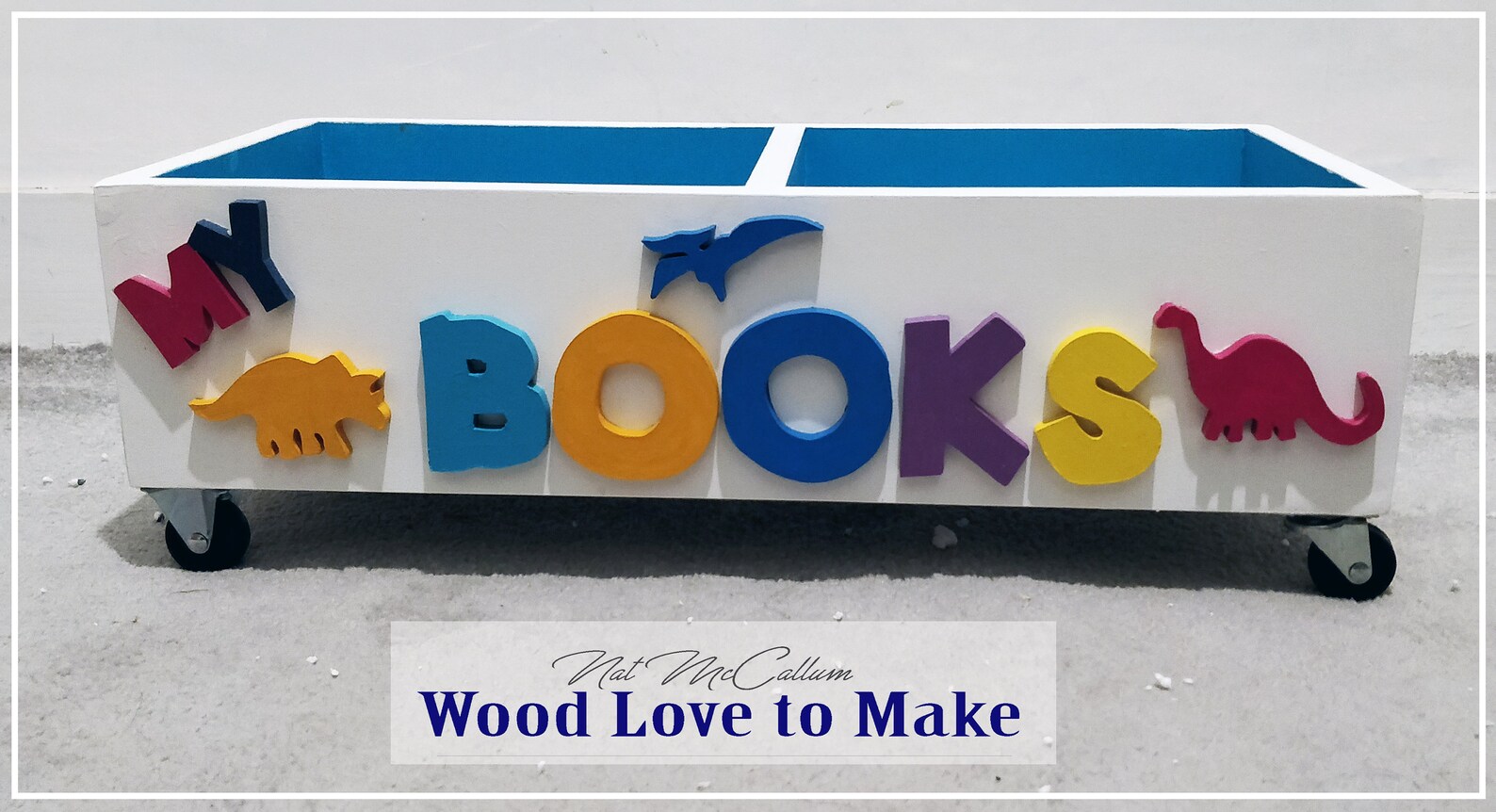 Unicorn Book Bin Rainbow Book Storage Tall Book Shelf | Etsy