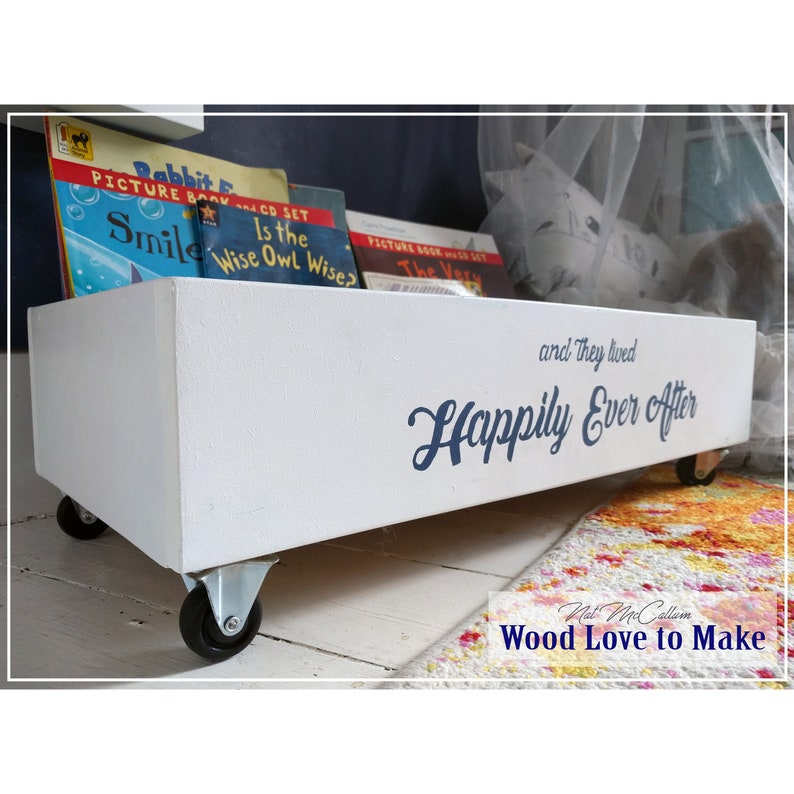 Book Storage Bin Toy Storage Book Box Nursery Book Shelf | Etsy