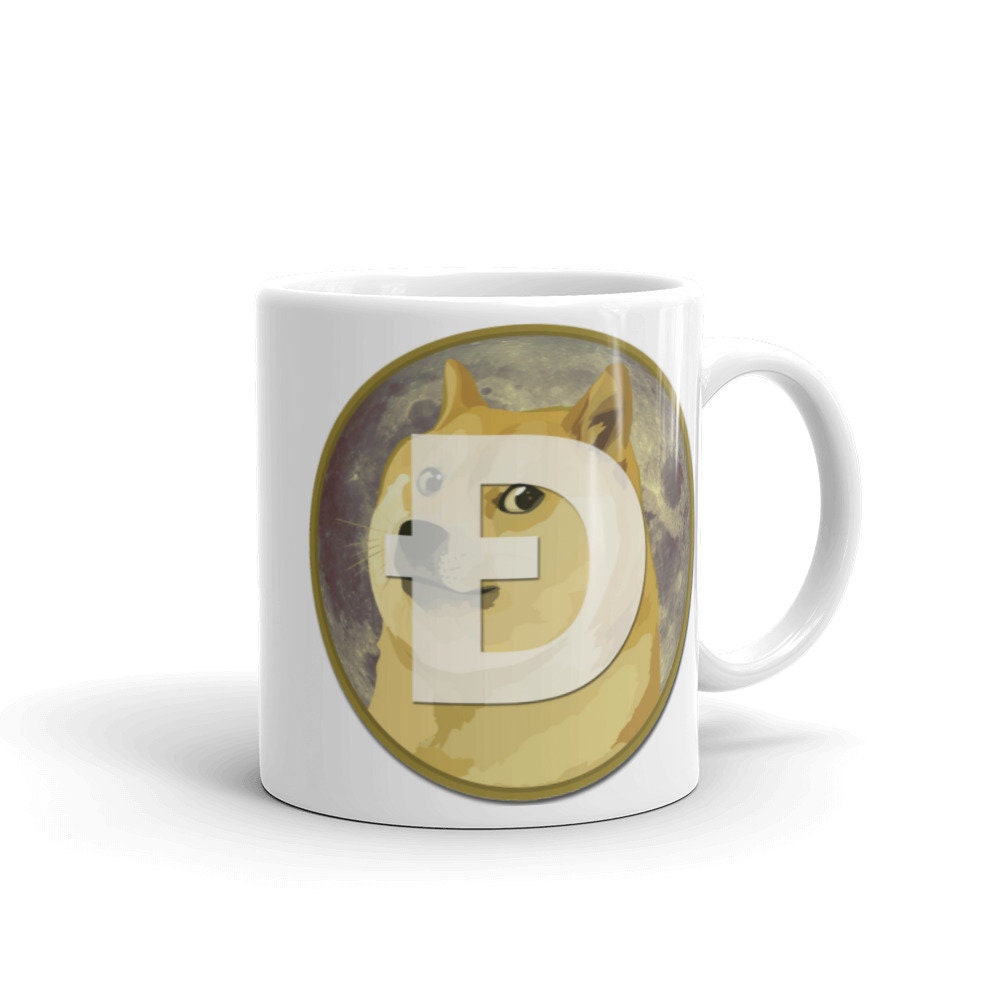 Dogecoin Doge Moon Mug - Etsy