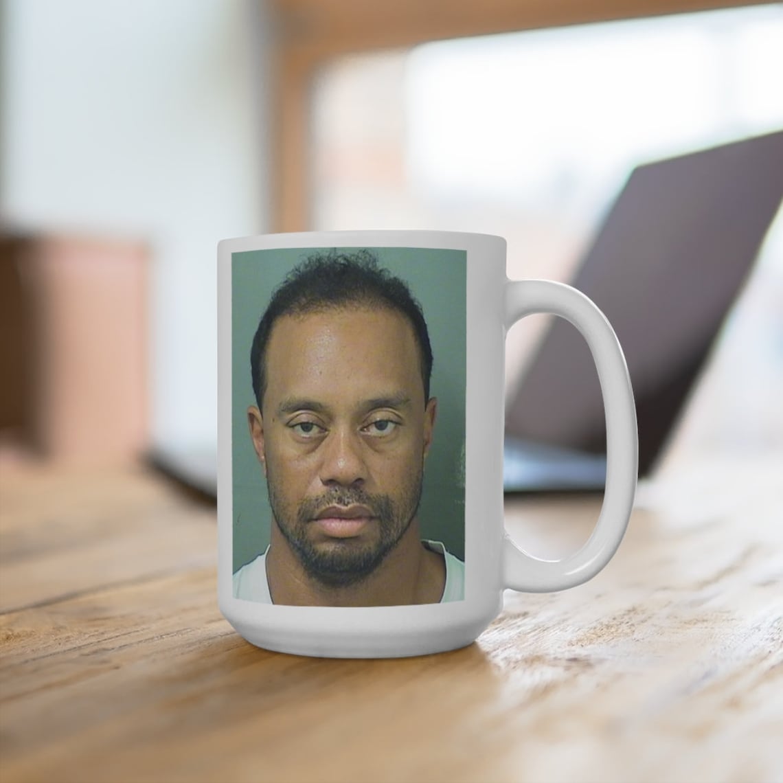 Tiger Woods Mugshot Ceramic Mug 15oz - Etsy