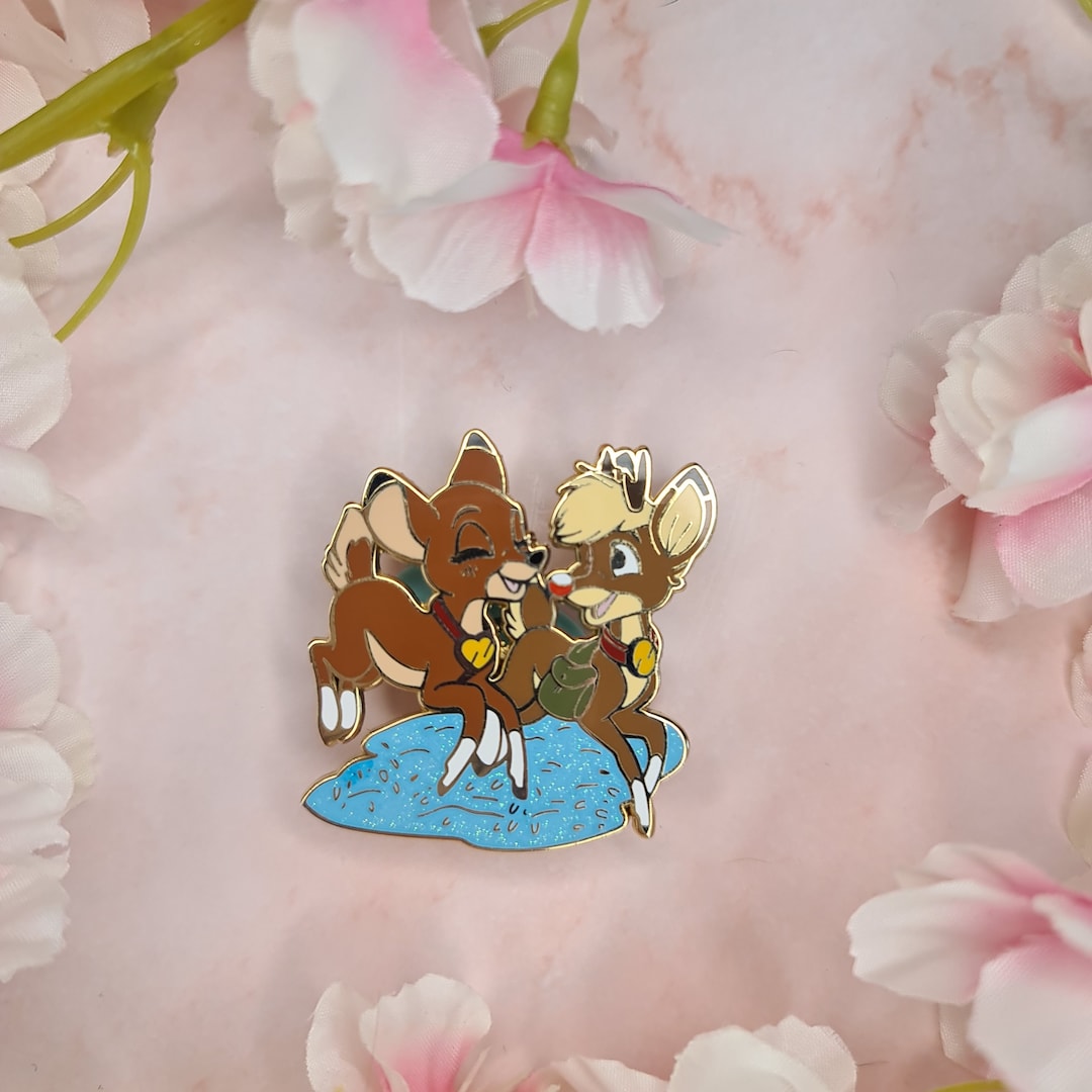 Rudolph the Red Nosed Reindeer Enamel Pin - Etsy